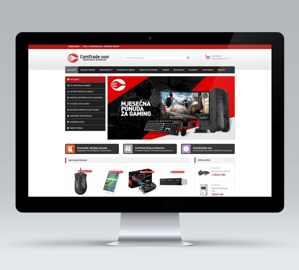 ComTrade Shop • Vedad Čolić Dizajn Sarajevo