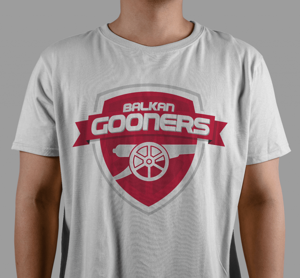Arsenal Balkan Gooners logo dizajn • Vedad Čolić Dizajn Sarajevo