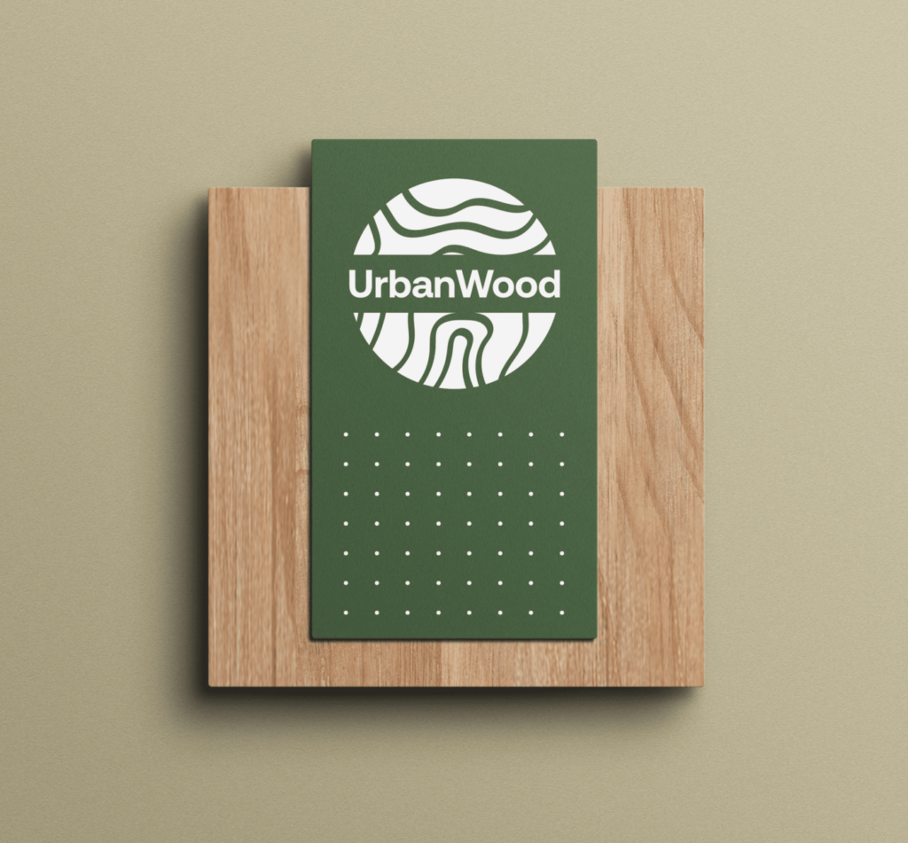 Urbanwood logo dizajn • Vedad Čolić Dizajn Sarajevo